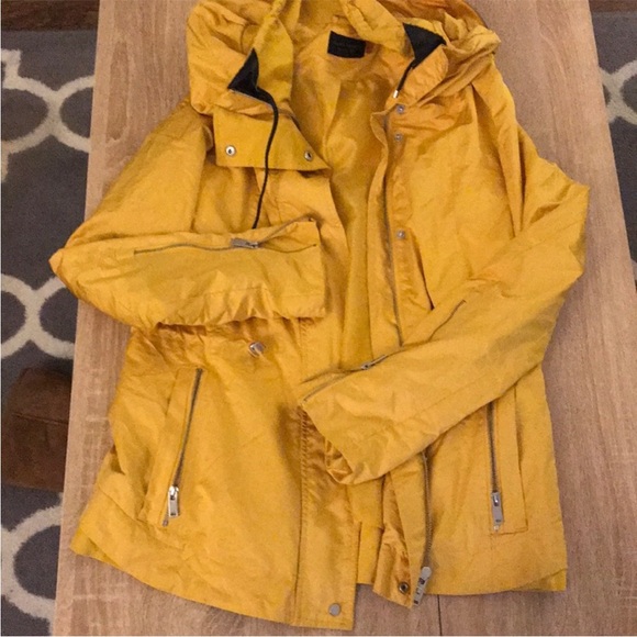 Zara | Jackets & Coats | Zara Yellow Jacket | Poshmark